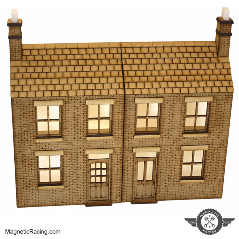 Low Relief Buildings from Magnetic Racing