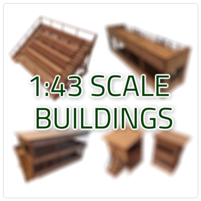 1:43 Scale Buildings from Magnetic Racing