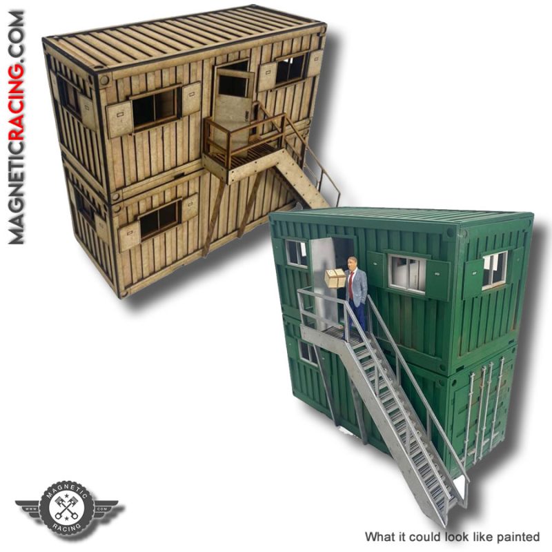 #041DOU Container Office Double Stack (20ft) (1:32 Scale)