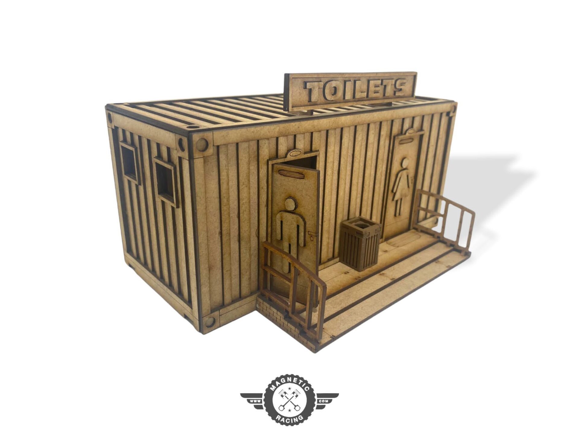 #041T Container Toilet Block (20ft) (1:32 Scale)