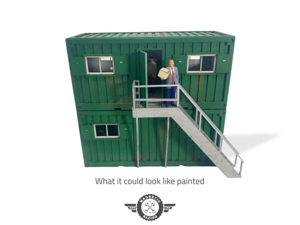 #041DOU Container Office Double Stack (20ft) (1:32 Scale)