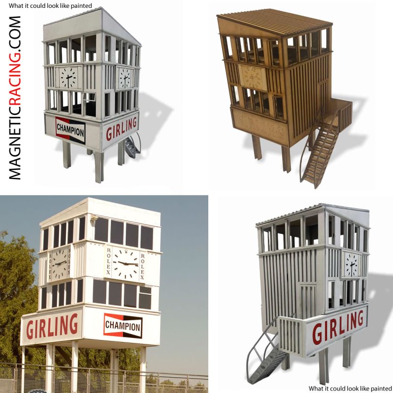 #039pct Goodwood Pit Control Tower (1:32 Scale)