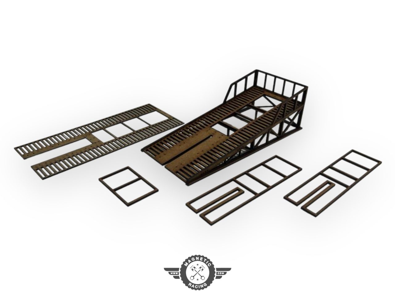 #057 Car Display Stand / Rally Start Ramp (1:32 Scale)