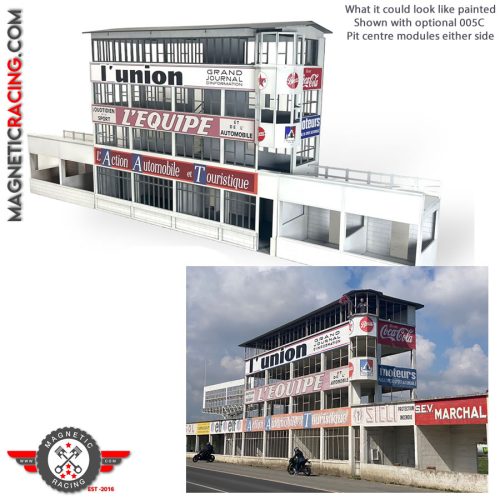 #005H Reims-Gueux Pit Hospitality/Control Tower Module 1:32 Scale