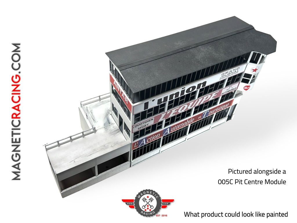#005H Reims-Gueux Pit Hospitality/Control Tower Module 1:32 Scale