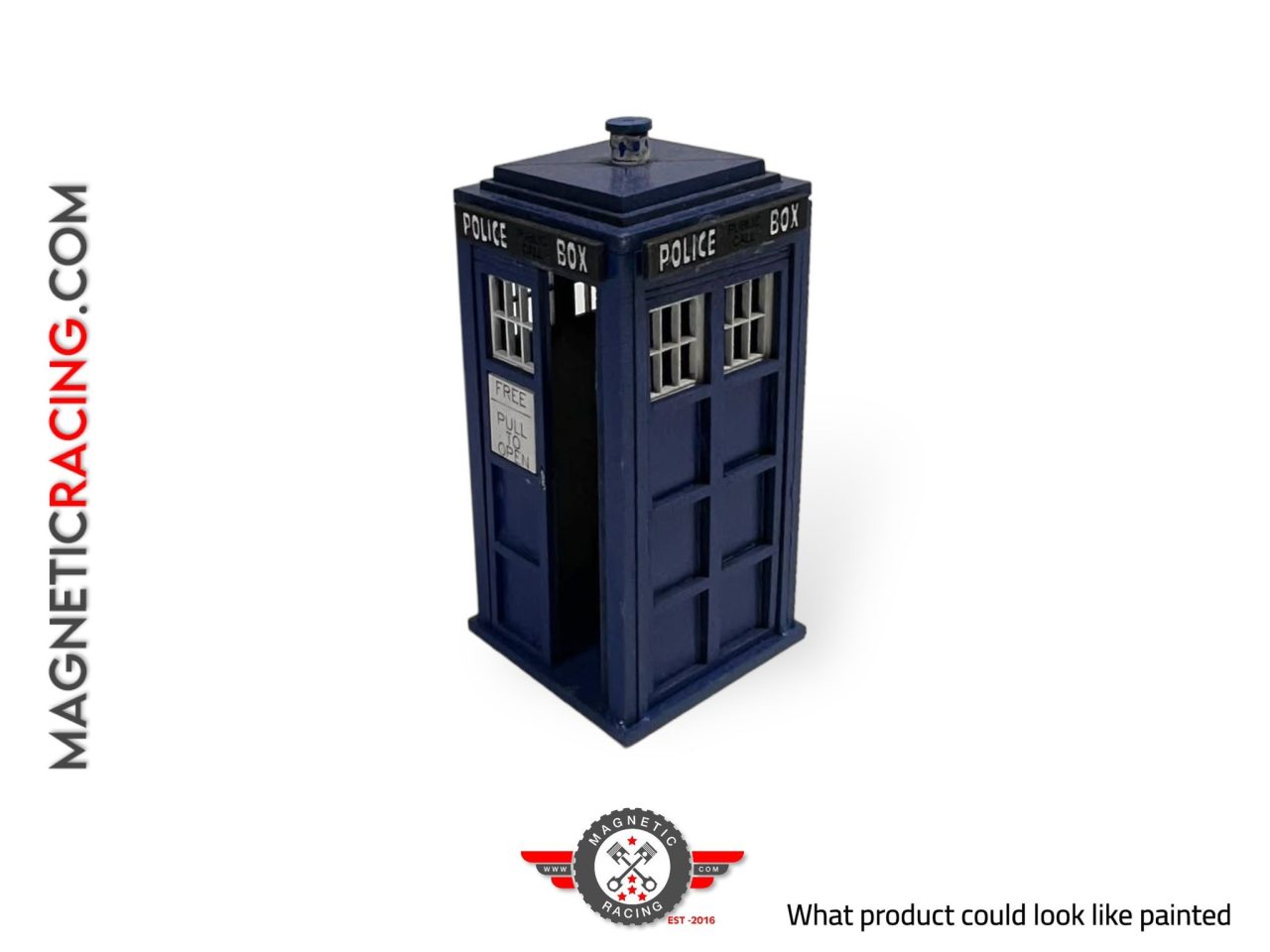 #066 The Blue Phone Box (1:32 scale)