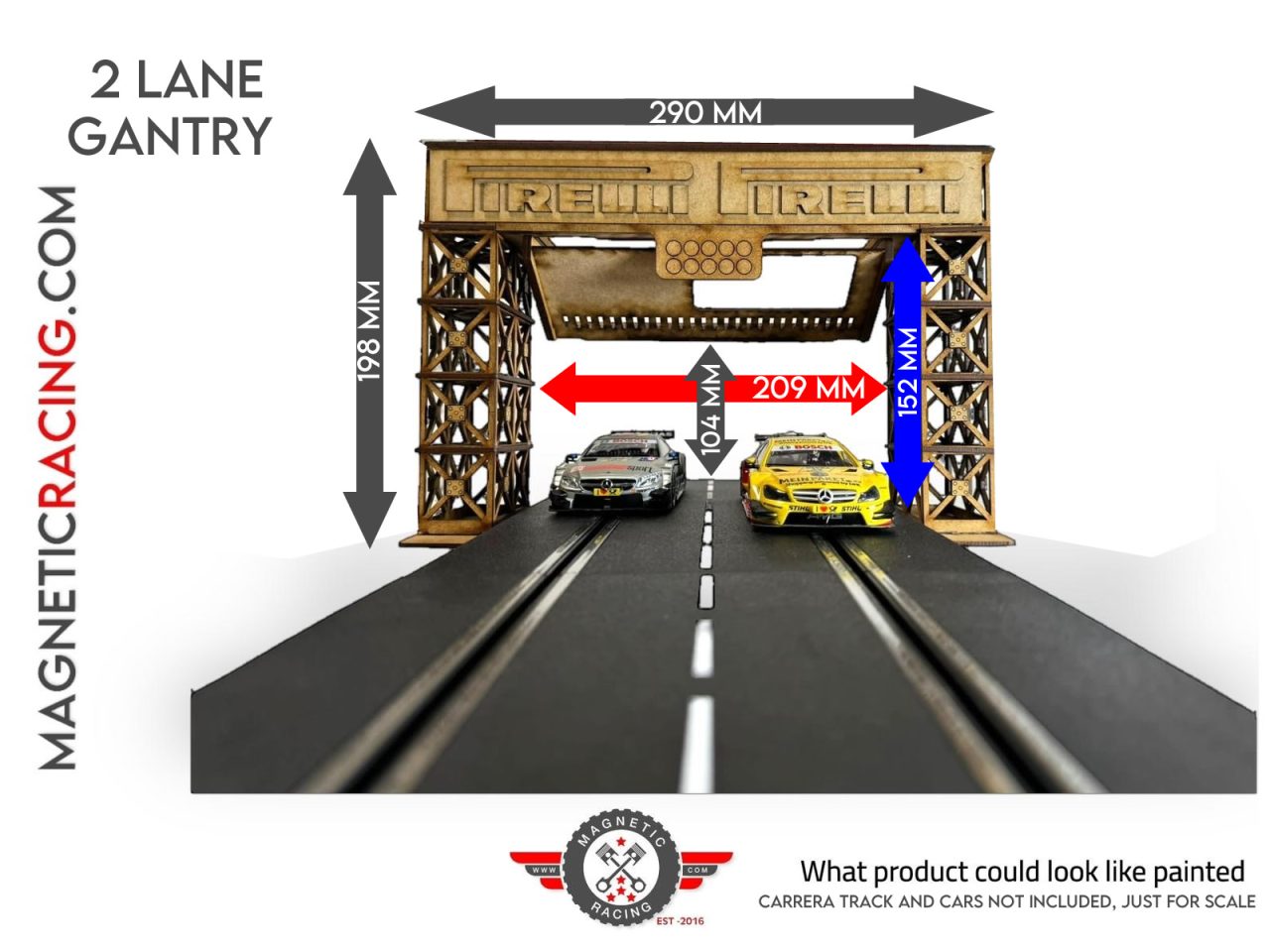 #082 The Smart Phone Gantry 2 lanes or 4 lanes (Any Scale)