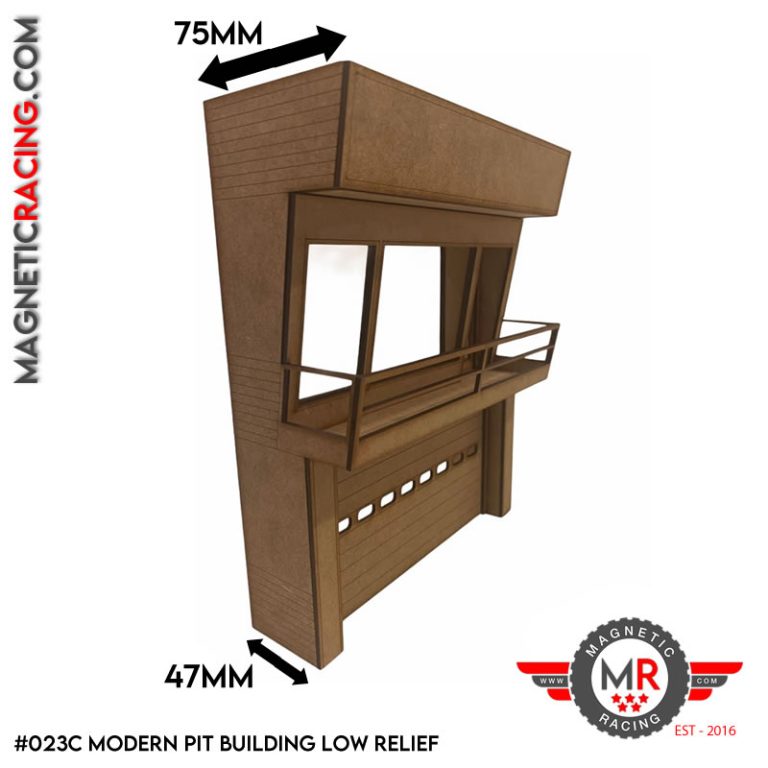 Low Relief Buildings from Magnetic Racing