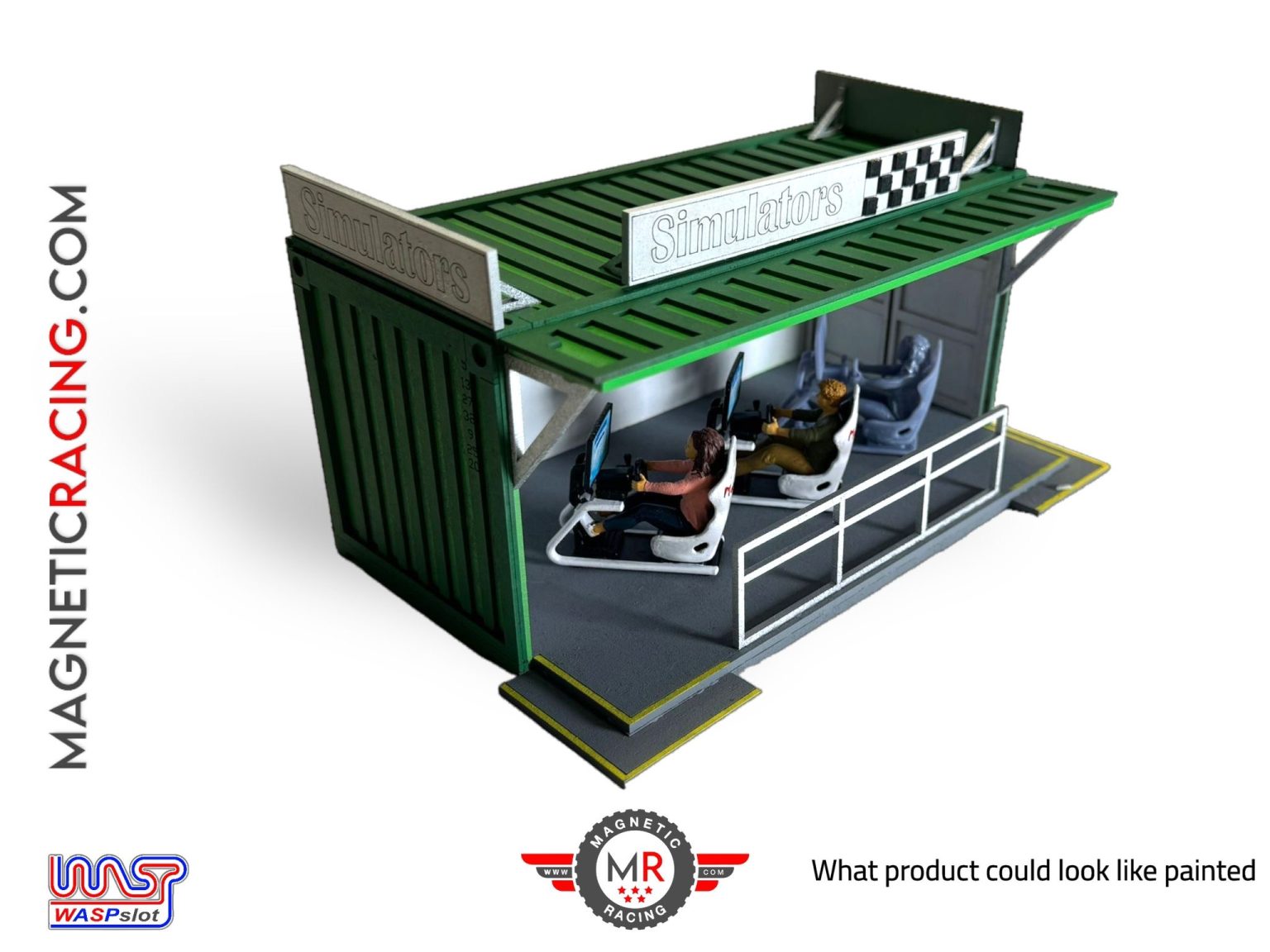 Containers from Magnetic Racing