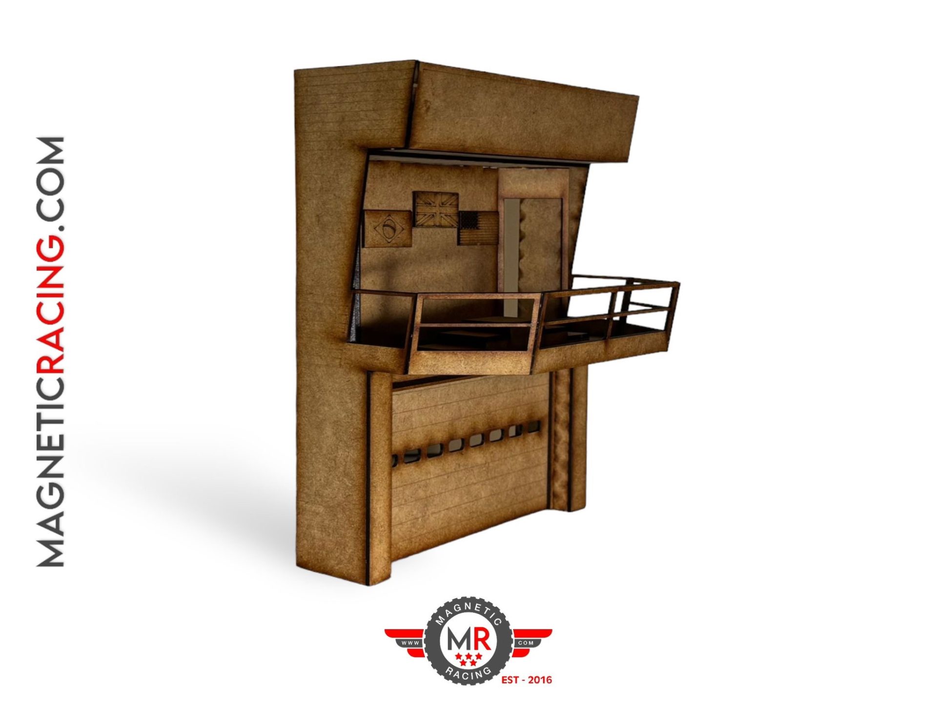 Low Relief Buildings from Magnetic Racing