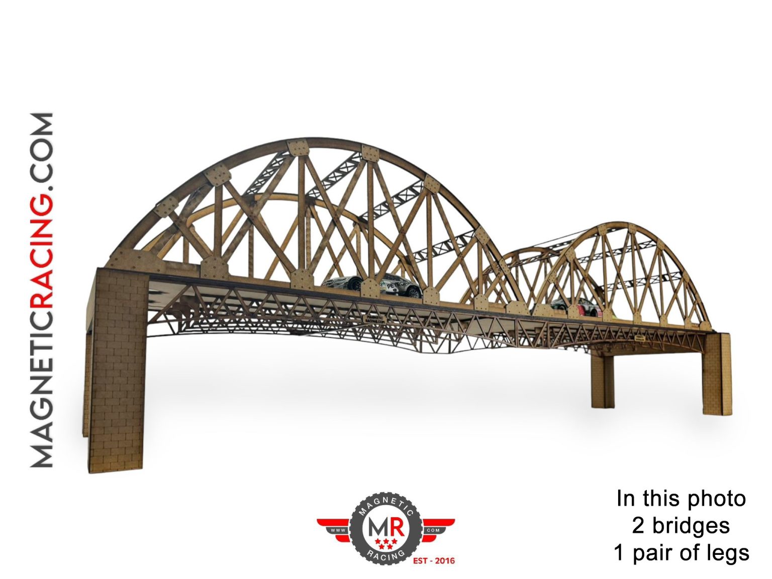 #025 Footbridge (5 different options in 1 kit) (1:32 Scale)