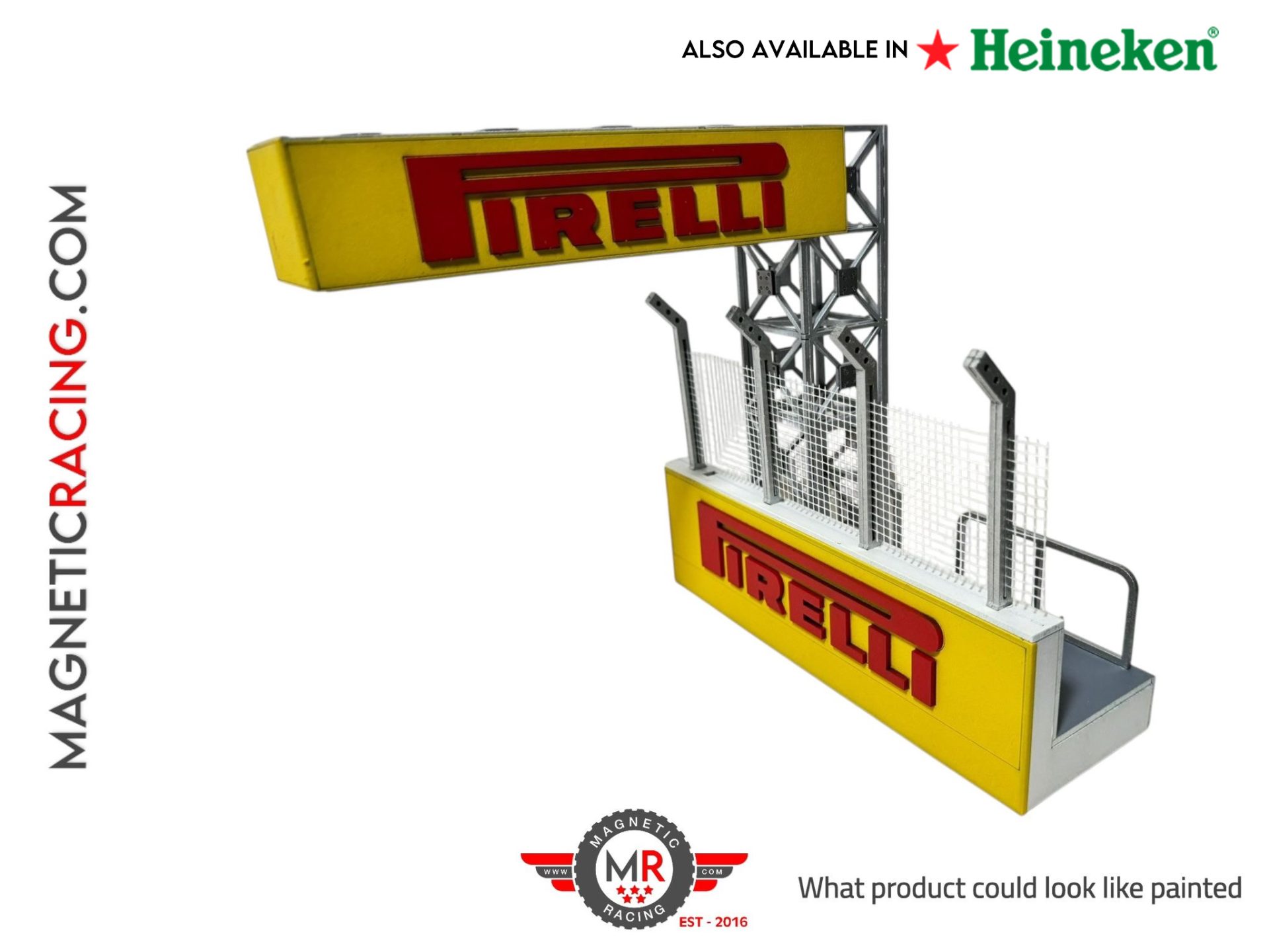 #037s Standard Pit Walls (Pair) (1:32 Scale)