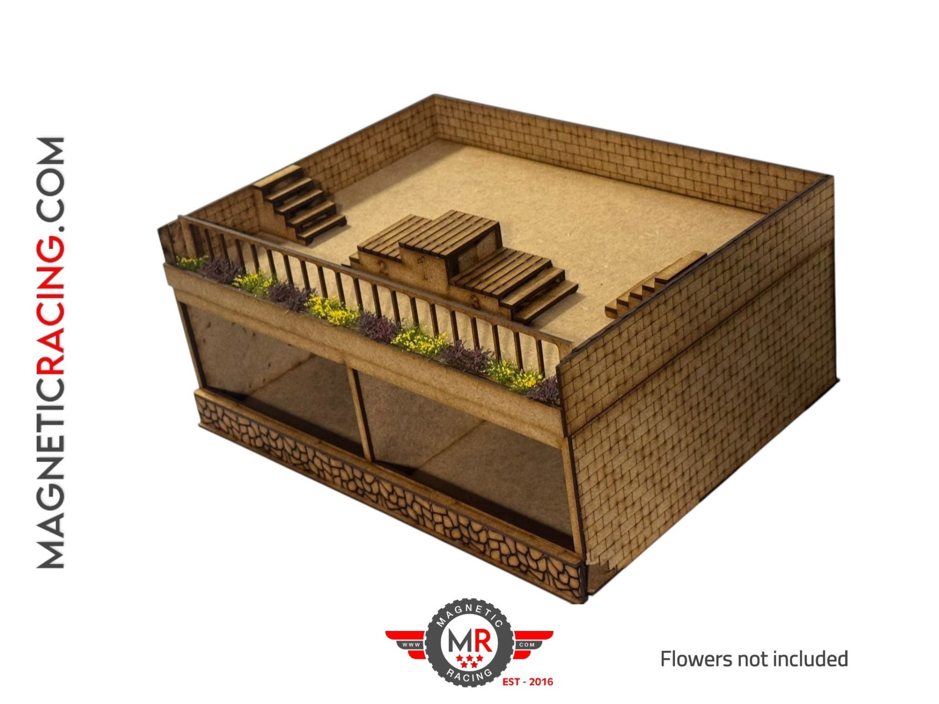 Classic Pits Buildings and Podiums from Magnetic Racing