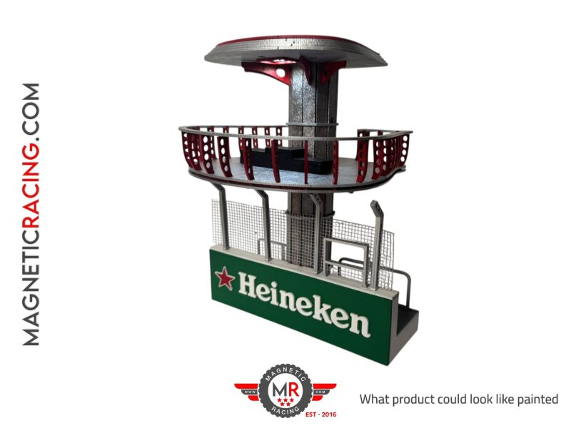 #037V Pit Wall With Lit Podium (1:32 Scale)